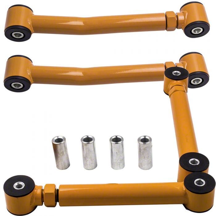 Jeep Cherokee Front Lower and Rear Upper Control Arms for 0 to 4-Inch ...