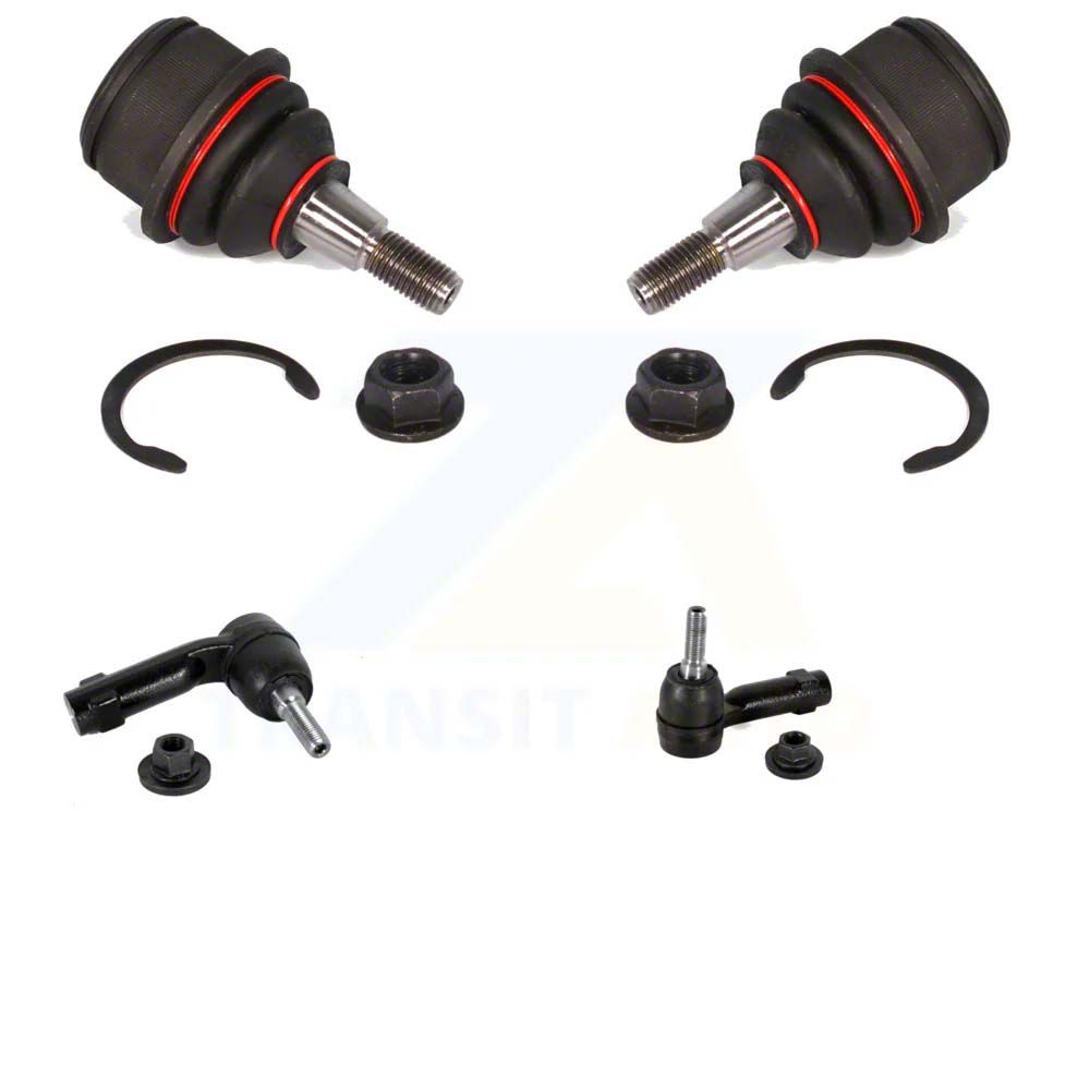 Jeep Cherokee Front Lower Suspension Ball Joint and Outer Tie Rod End Kit (14-18 Jeep Cherokee ...