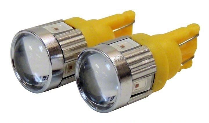 Jeep Cherokee Front Side Marker Light Amber LED Bulbs; 194 (84-01 Jeep ...