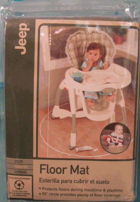 Jeep Cherokee Protective High Chair Floor Mat with Jeep Logo - Free ...