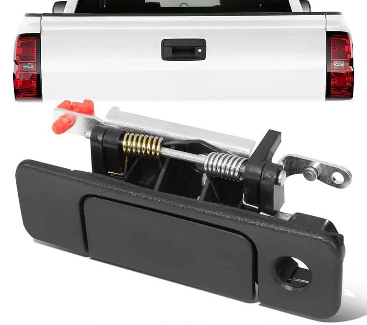 Jeep Cherokee Tailgate Handle with Keyhole; Textured Black (97-01 Jeep ...