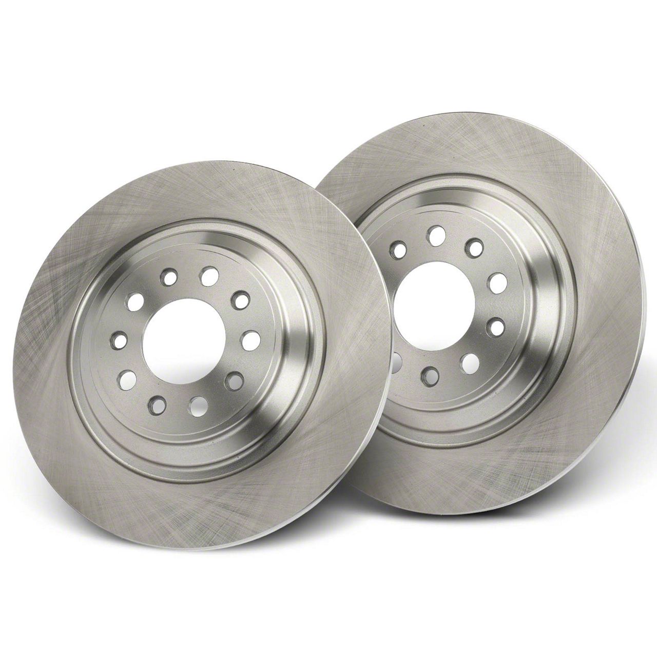 Jeep Cherokee Vented Rotors; Rear Pair (14-23 Jeep Cherokee KL w/ Dual ...
