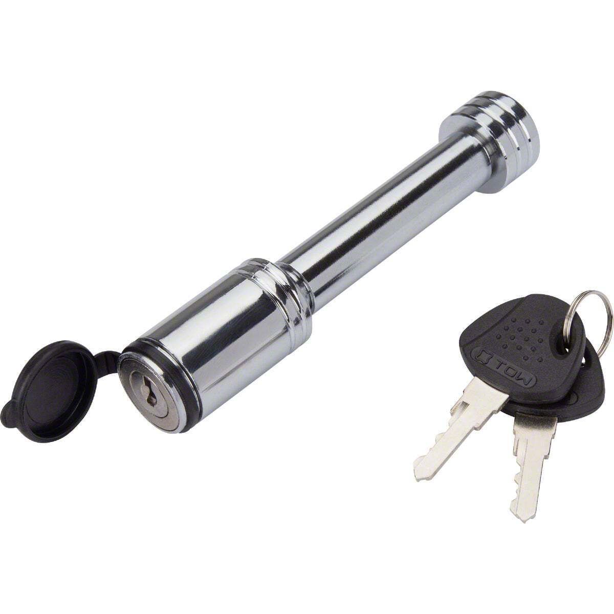 Jeep Gladiator 1/2-Inch Barrel Style Receiver Lock; Chrome - Free Shipping