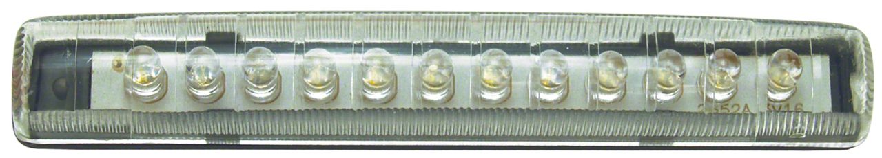 Jeep Gladiator 12-Diode Single Row LED Light; Clear Lens; White ...