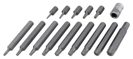 Jeep Gladiator 3/8-Inch Drive Torx Bit Socket Set; 15-Piece Set
