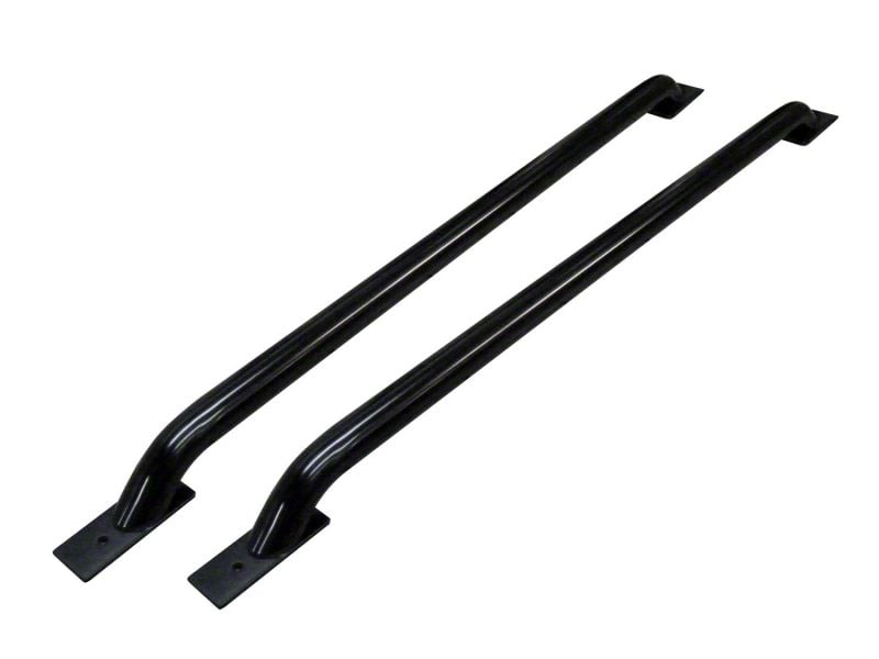 Go Rhino Jeep Gladiator 41-Inch Truck Bed Rails with Base Plates; Black ...