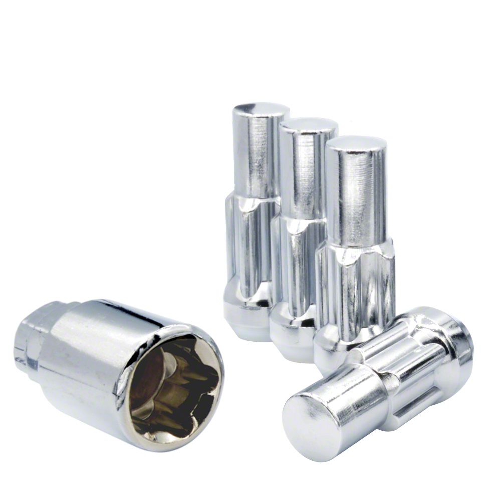 Jeep Gladiator Black Bulge Acorn Lock Set for Aftermarket Wheels; M14x1 ...