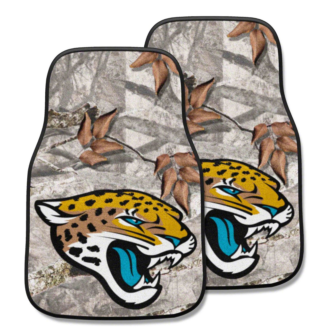 Jeep Gladiator Carpet Front Floor Mats with Jacksonville Jaguars Logo ...