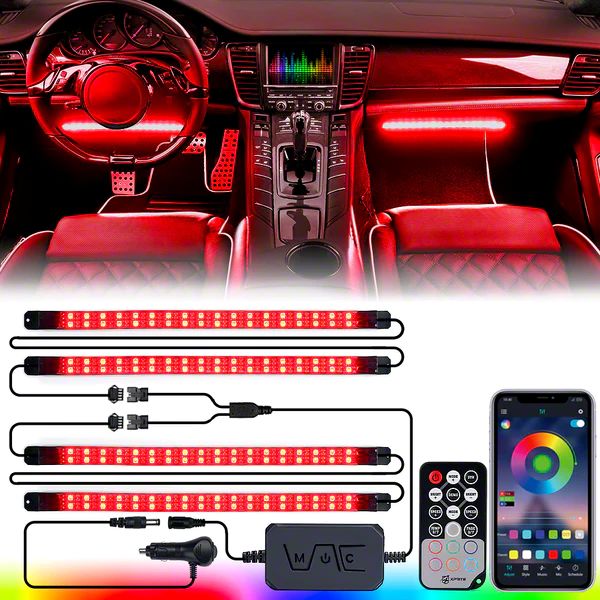 Jeep Gladiator Celestial Series Double Row RGB LED Interior Light Set ...