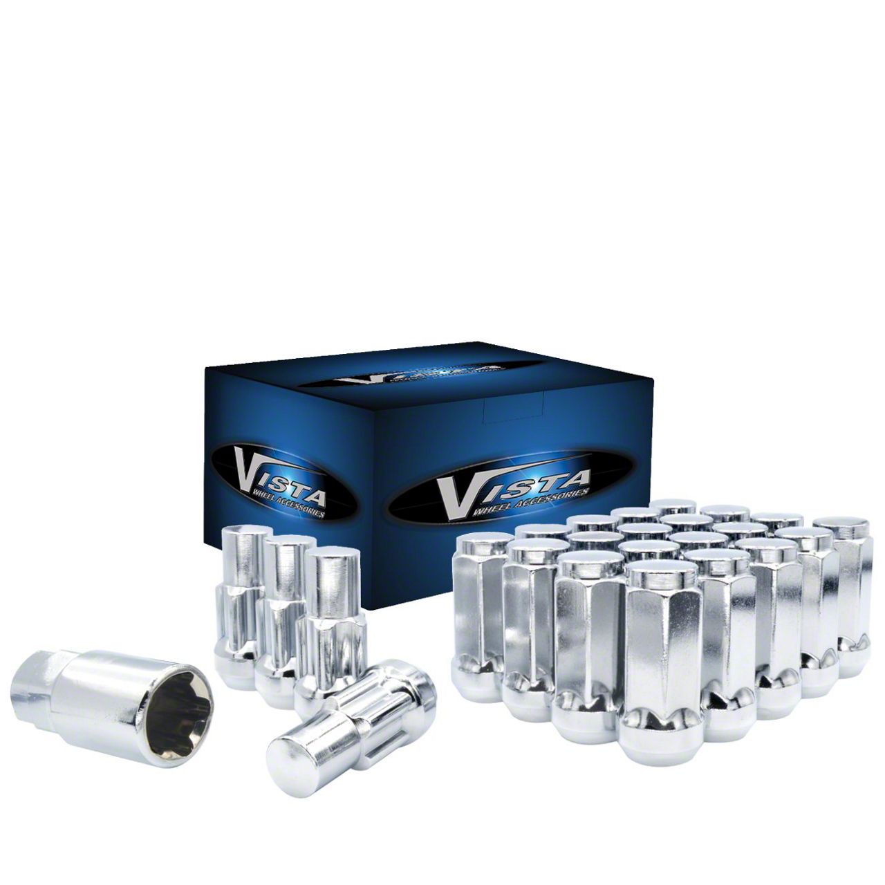 Jeep Gladiator Chrome Acorn Lug Nuts for Aftermarket Wheels; M14x1.5 ...