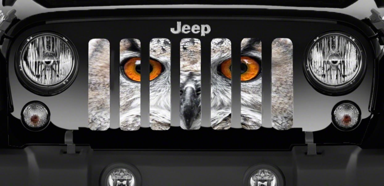 Jeep Gladiator Grille Insert; Night Owl (20-23 Jeep Gladiator JT ...