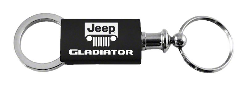 Jeep Gladiator Key Chain; Gladiator Anodized Aluminum Valet Key Fob