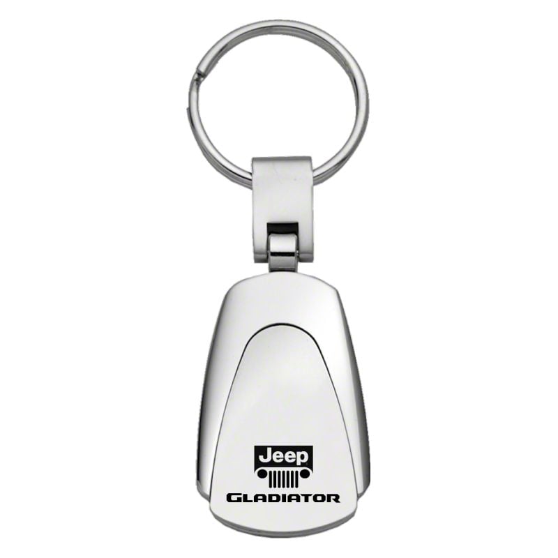 Jeep Gladiator Key Chain; Gladiator Teardrop Key Fob