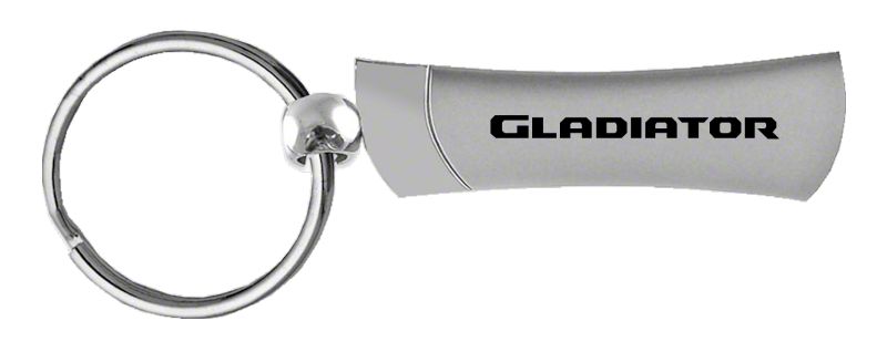Jeep Gladiator Key Chain; Gladiator Blade Key Fob; Silver