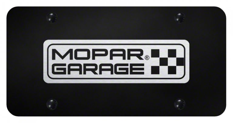 Jeep Gladiator MOPAR Garage Laser Etched License Plate (Universal; Some ...