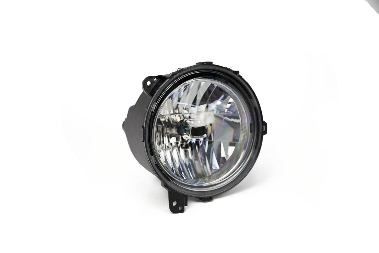 Jeep Gladiator OE Style Headlight; Chrome Housing; Clear Lens; Driver ...