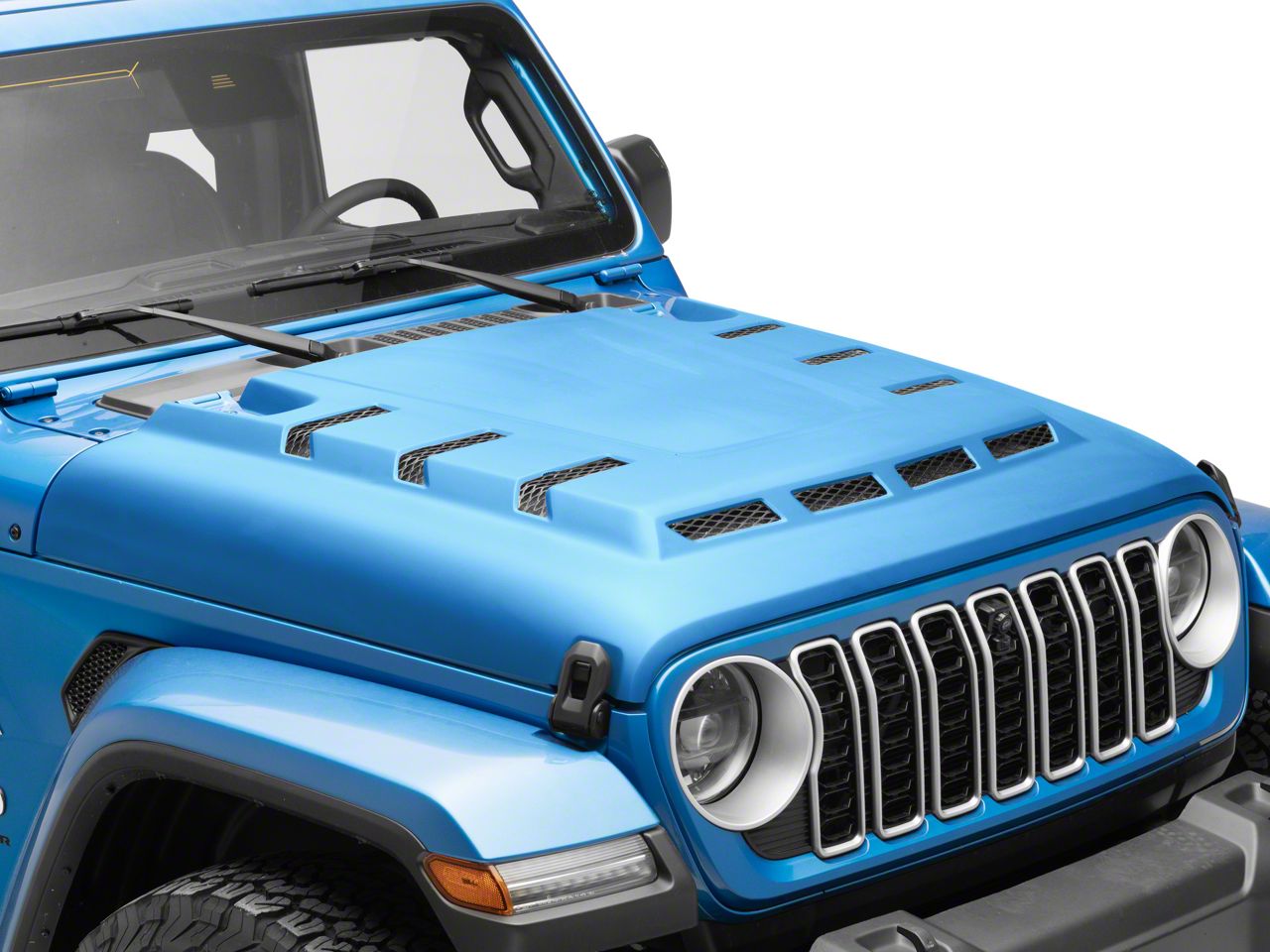 Jeep Gladiator Ram Air Extractor Hood; Unpainted (20-25 Jeep Gladiator ...