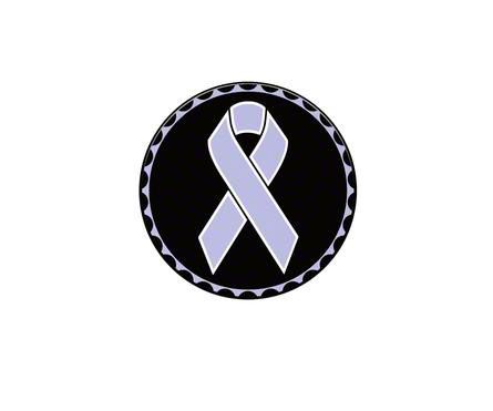 Jeep Gladiator Stomach Cancer Ribbon Rated Badge (Universal; Some ...