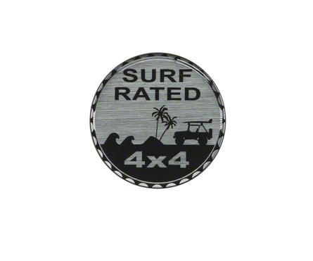 Jeep Gladiator Surf Rated Badge (Universal; Some Adaptation May Be ...