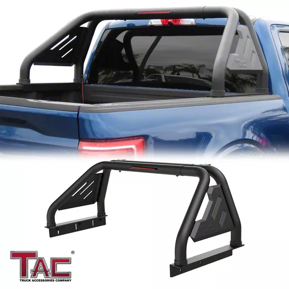 Jeep Gladiator T1 Sport Bar Roll Bar with Brake Light (Universal; Some ...