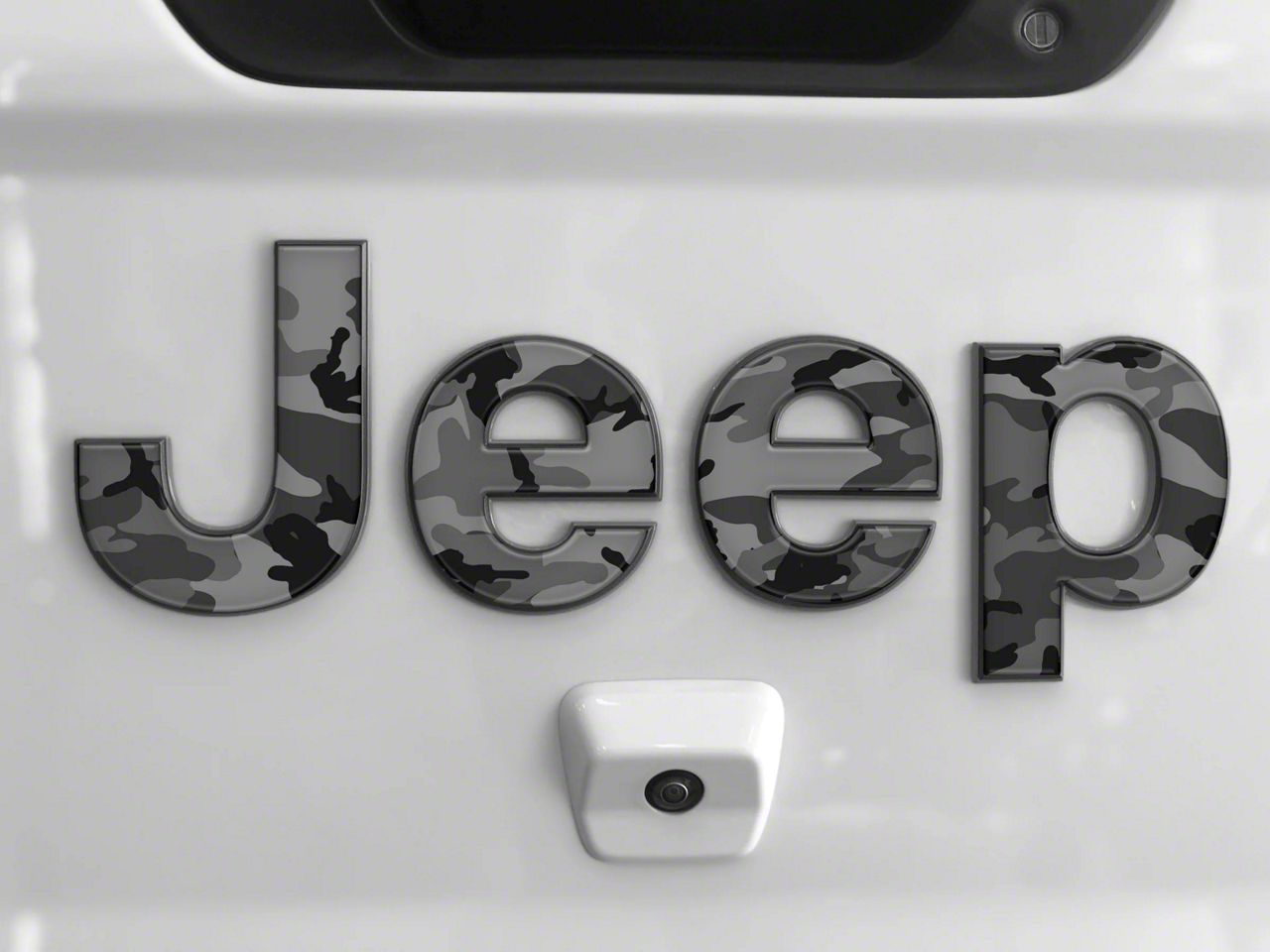 Jeep Gladiator Tailgate Letter Overlays; Camouflage (20-26 Jeep ...