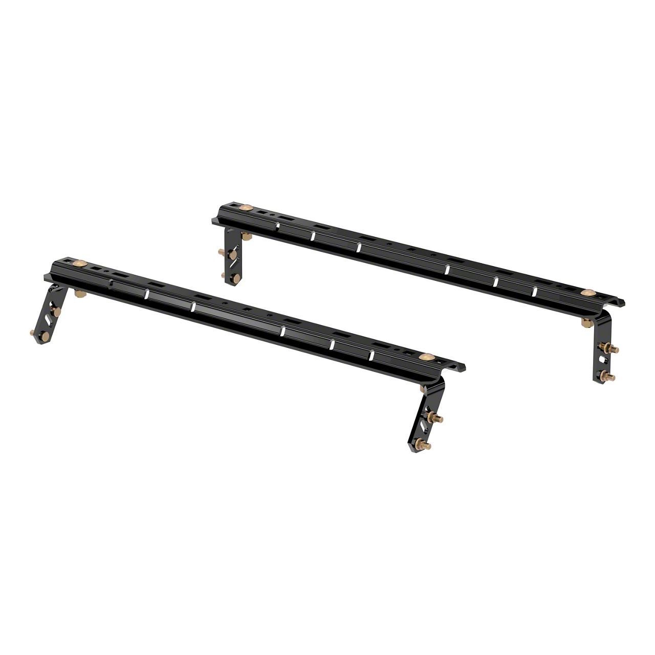 Jeep Gladiator Universal 5th Wheel Base Rails; Gloss Black (Universal ...