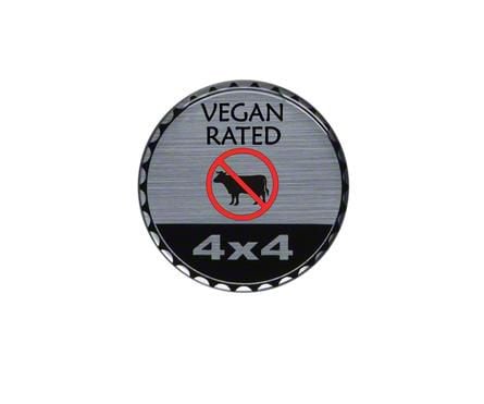 Jeep Gladiator Vegan Cow Rated Badge (Universal; Some Adaptation May Be ...