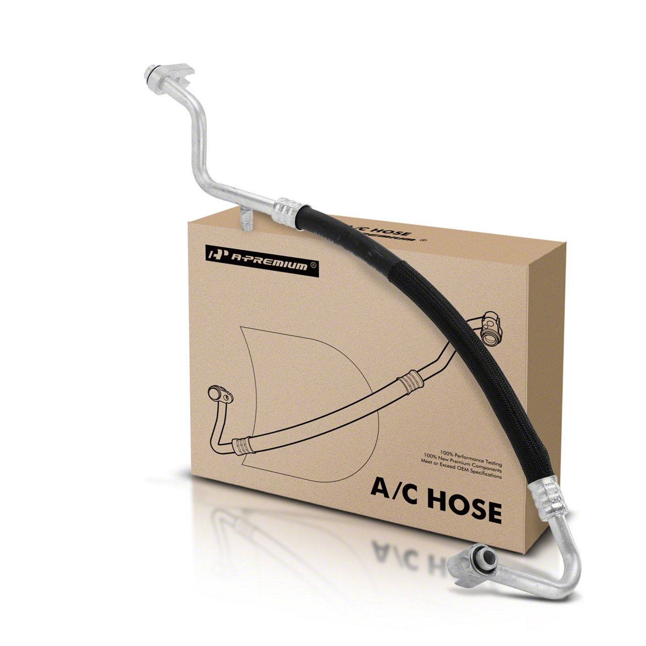 Jeep Grand Cherokee A/C Suction Line Hose Assembly (05-08 3.7L Jeep ...