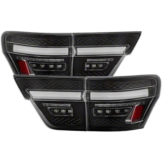 Jeep Grand Cherokee APEX Series Light Bar LED Tail Lights; Black ...