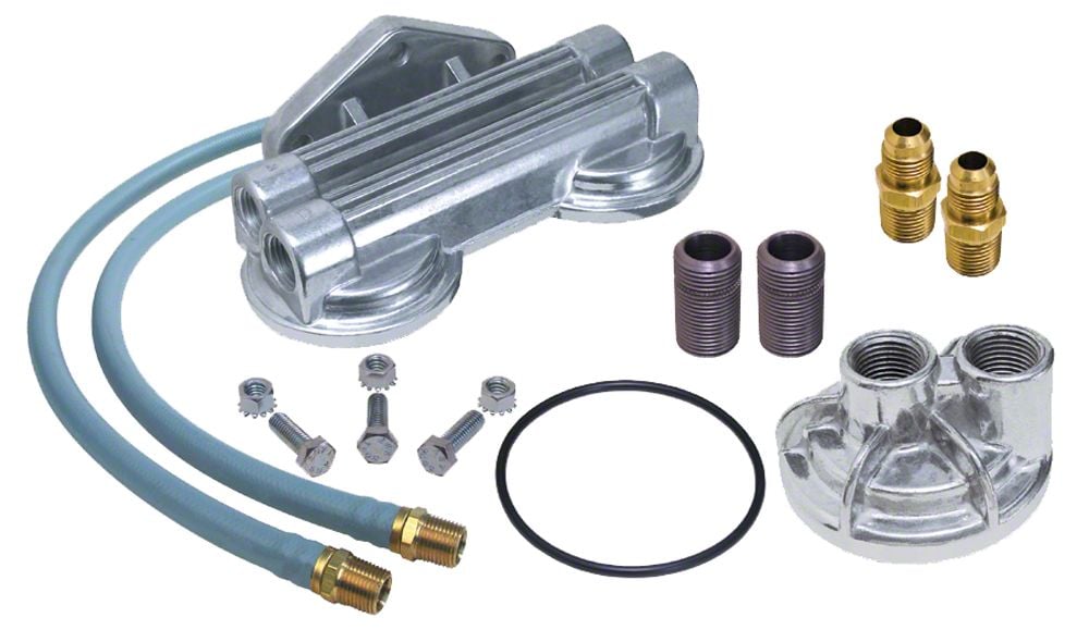 Jeep Grand Cherokee Dual Remote Oil Filter Relocation Kit; 22mm x 1.50 ...
