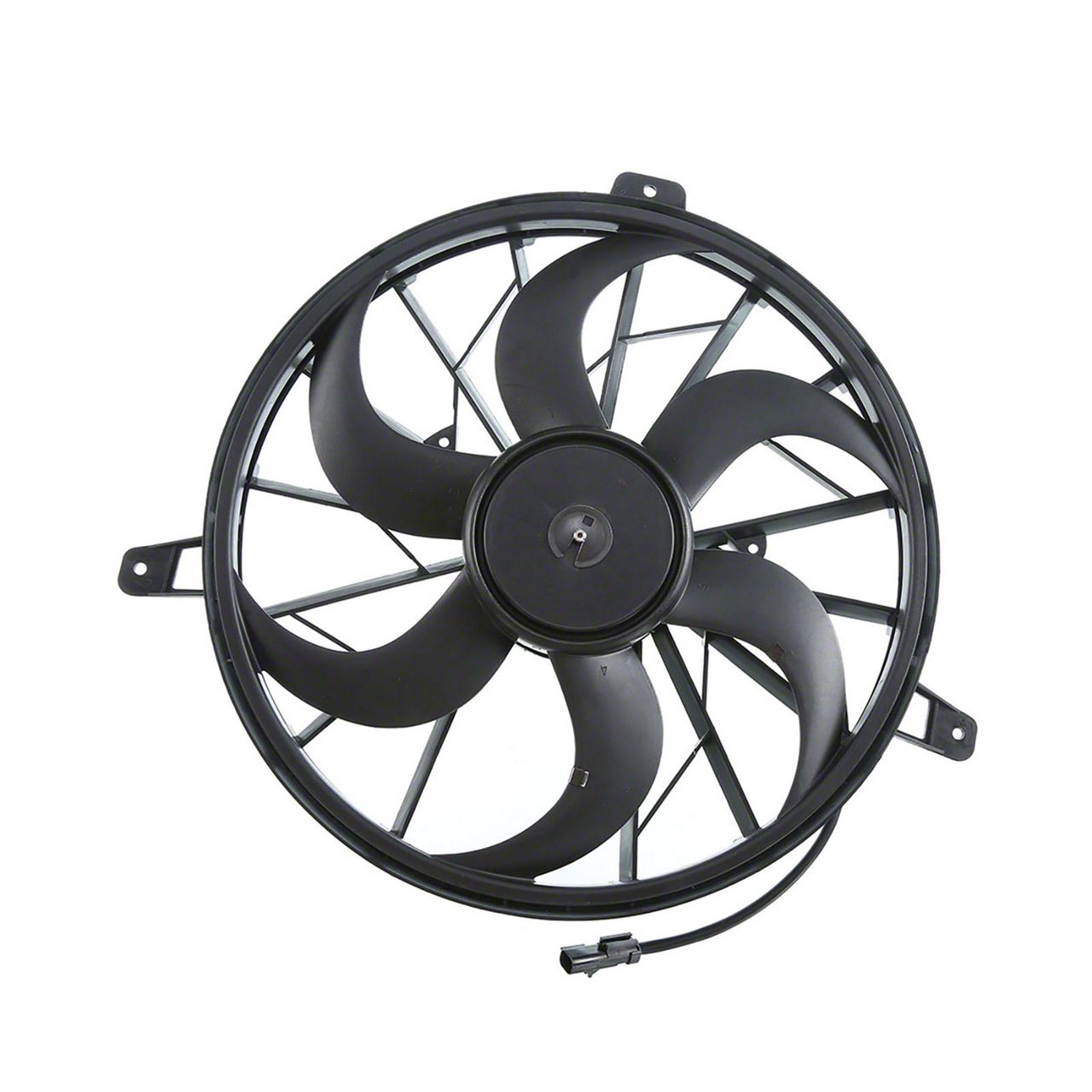Jeep Grand Cherokee Engine Radiator Cooling Fan Assembly with Shroud ...
