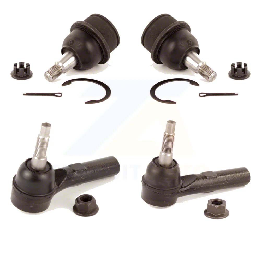 Jeep Grand Cherokee Front Lower Suspension Ball Joint and Outer Tie Rod End Kit (05-10 Jeep ...