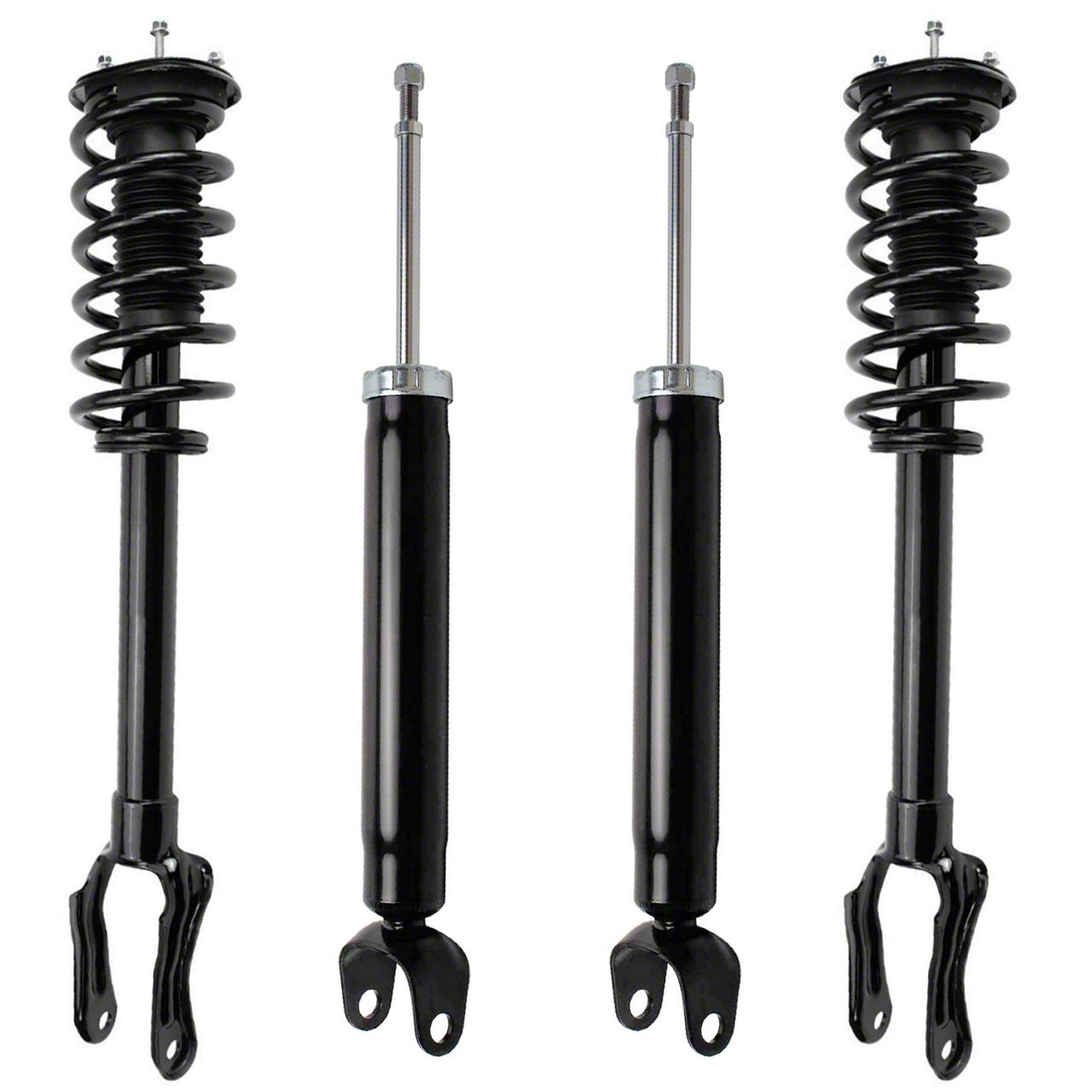 Jeep Grand Cherokee Front Strut and Spring Assemblies with Rear Shocks ...