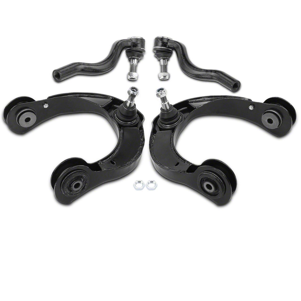 Jeep Grand Cherokee Front Upper Control Arm, Ball Joint and Outer Tie Rod End Kit (11-15 Jeep ...