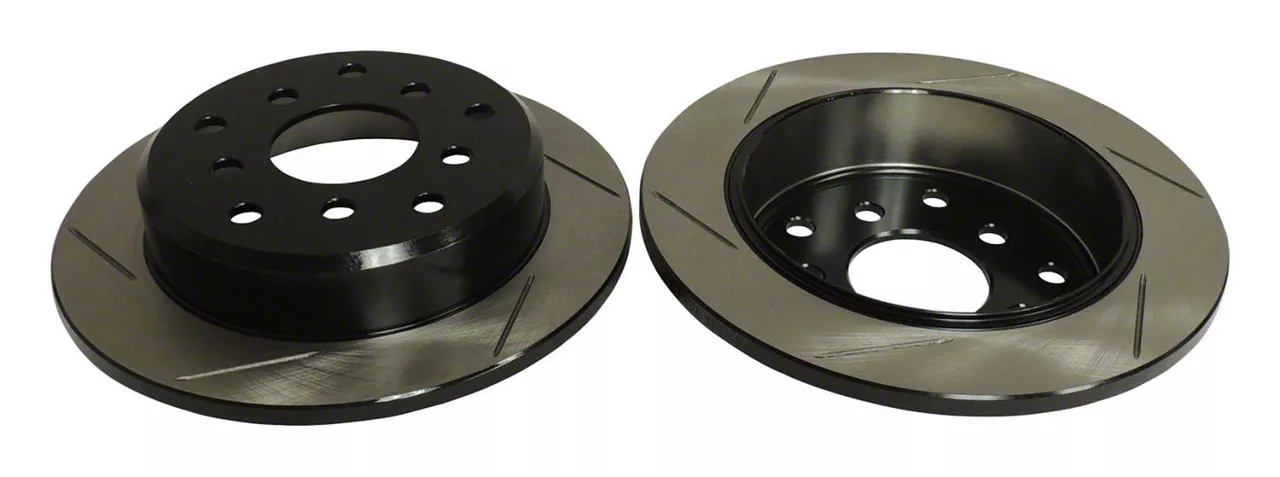 Jeep Grand Cherokee Performance Slotted Rotors; Rear Pair (94-98 Jeep ...