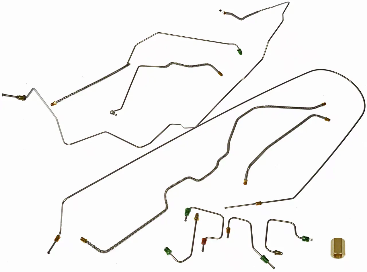 Jeep Grand Cherokee Pre-Bent Brake Line Kit; Stainless Steel (97-98 ...