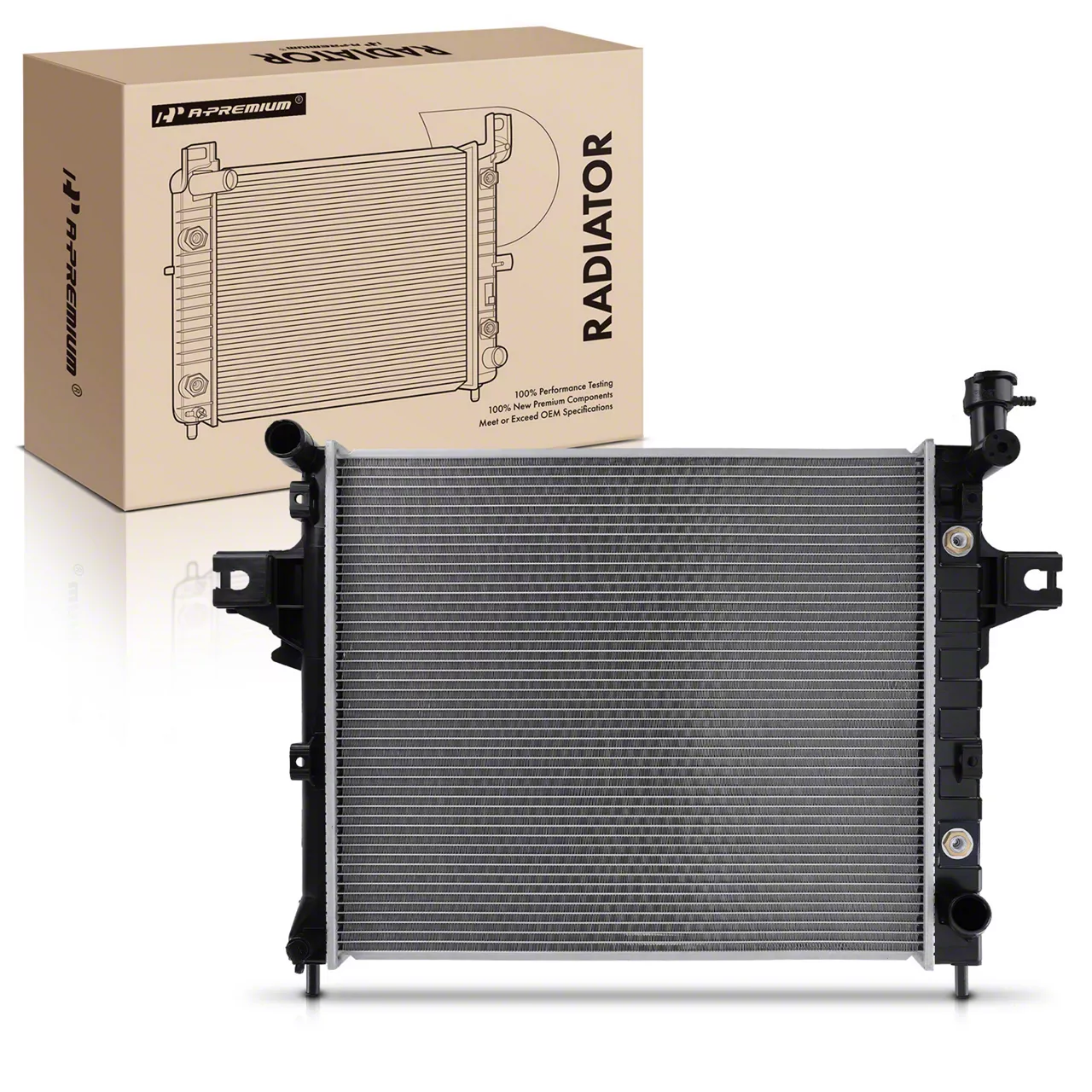 Jeep Grand Cherokee Radiator with Transmission Oil Cooler (01-04 4.7L ...