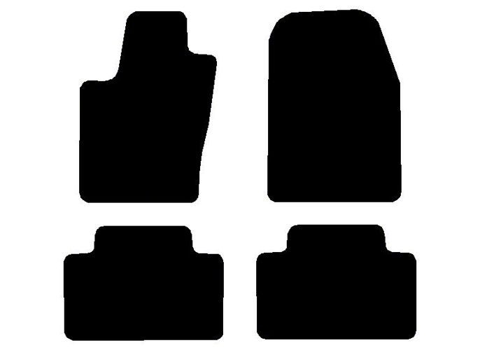 Jeep Grand Cherokee Sport Touring Cutpile Front and Rear Floor Mats ...