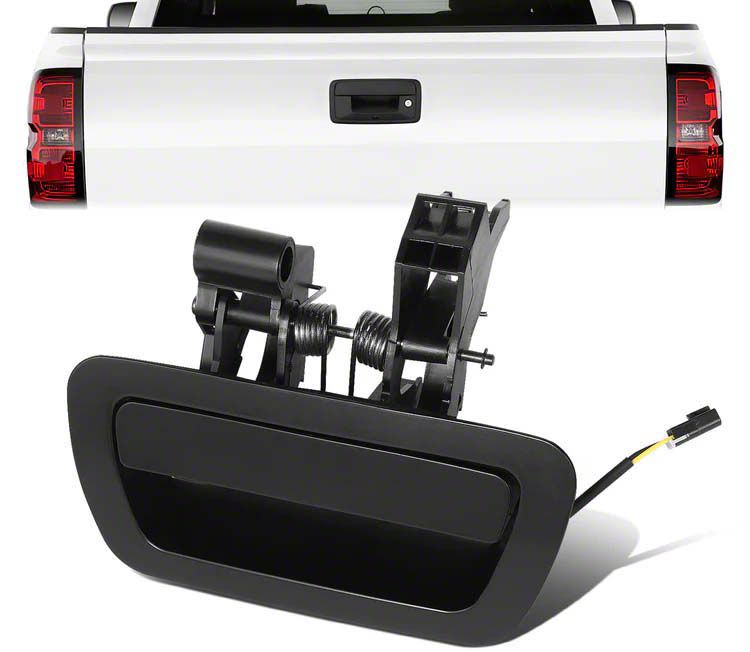 Jeep Grand Cherokee Tailgate Handle with Keyhole; Primed Black (11-13 ...