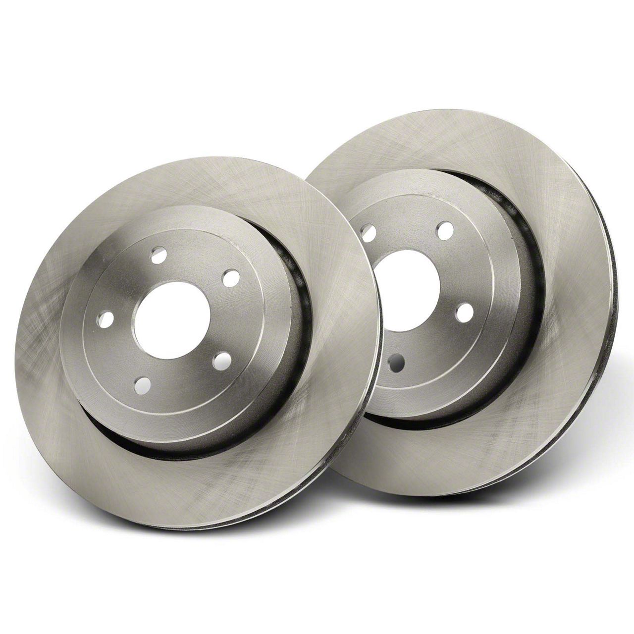 Jeep Grand Cherokee Vented Rotors; Rear Pair (06-10 Jeep Grand Cherokee ...