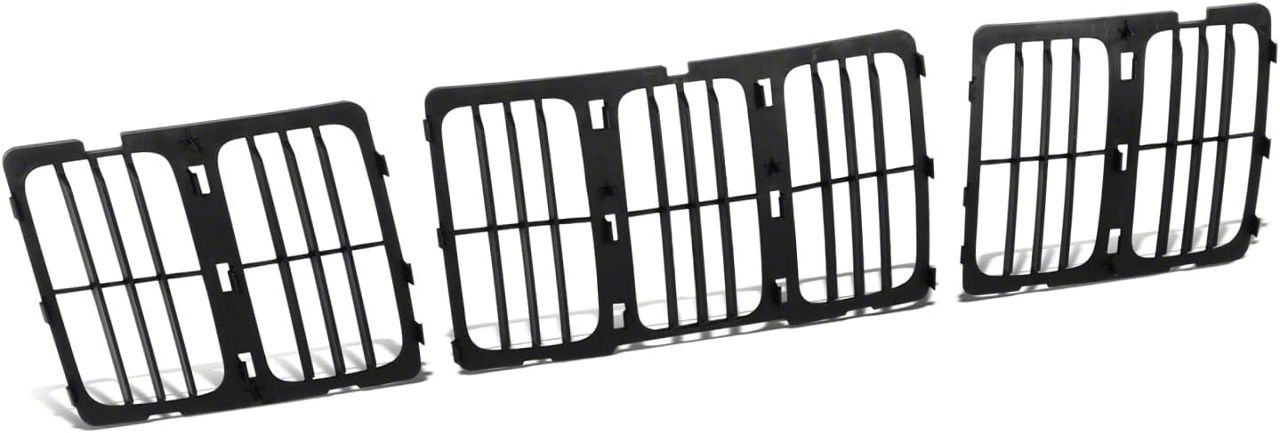 Jeep Grand Cherokee Vertical Fence Mesh Style Upper Grille Inserts ...
