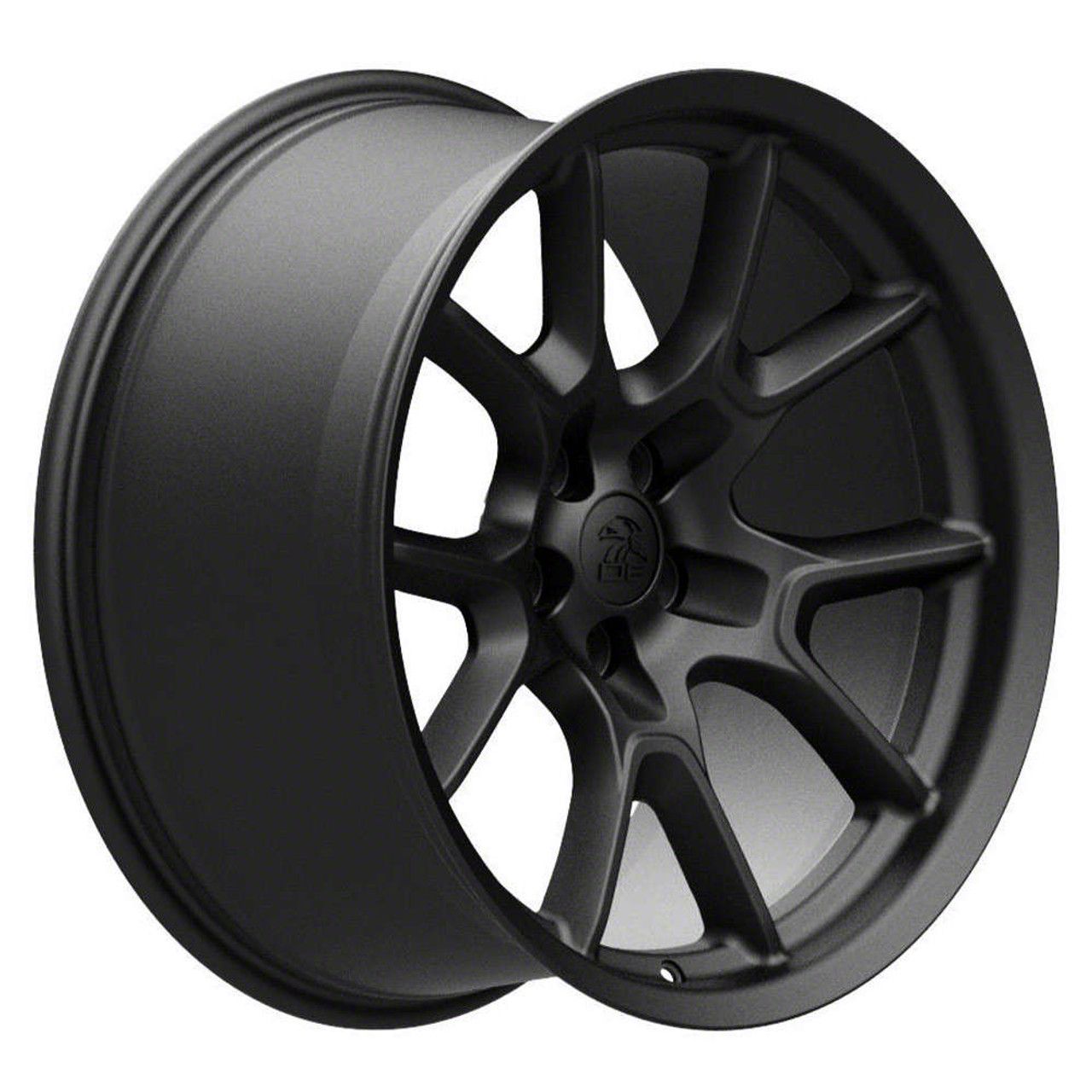 Jeep Grand Cherokee DG21 Satin Black Wheel; 22x9.5; 29mm Offset (05-10 ...