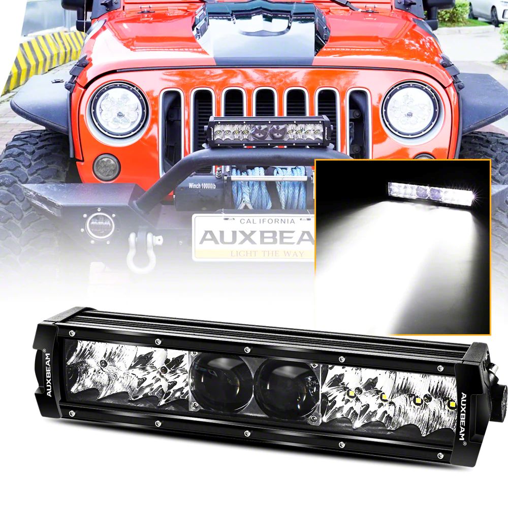 Jeep Renegade 12-Inch 5D-Pro Series LED Light Bar; Spot Beam (Universal ...