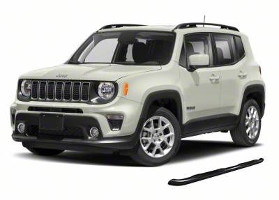 Jeep Renegade 3-Inch Side Step Bars; Black (15-23 Jeep Renegade BU ...