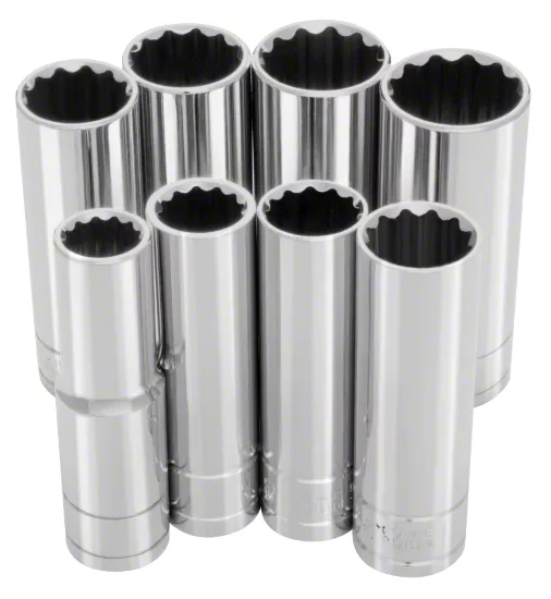 Universal XT 1/2-Inch Drive 12-Point SAE Socket Set; 8-Piece Set - Free ...