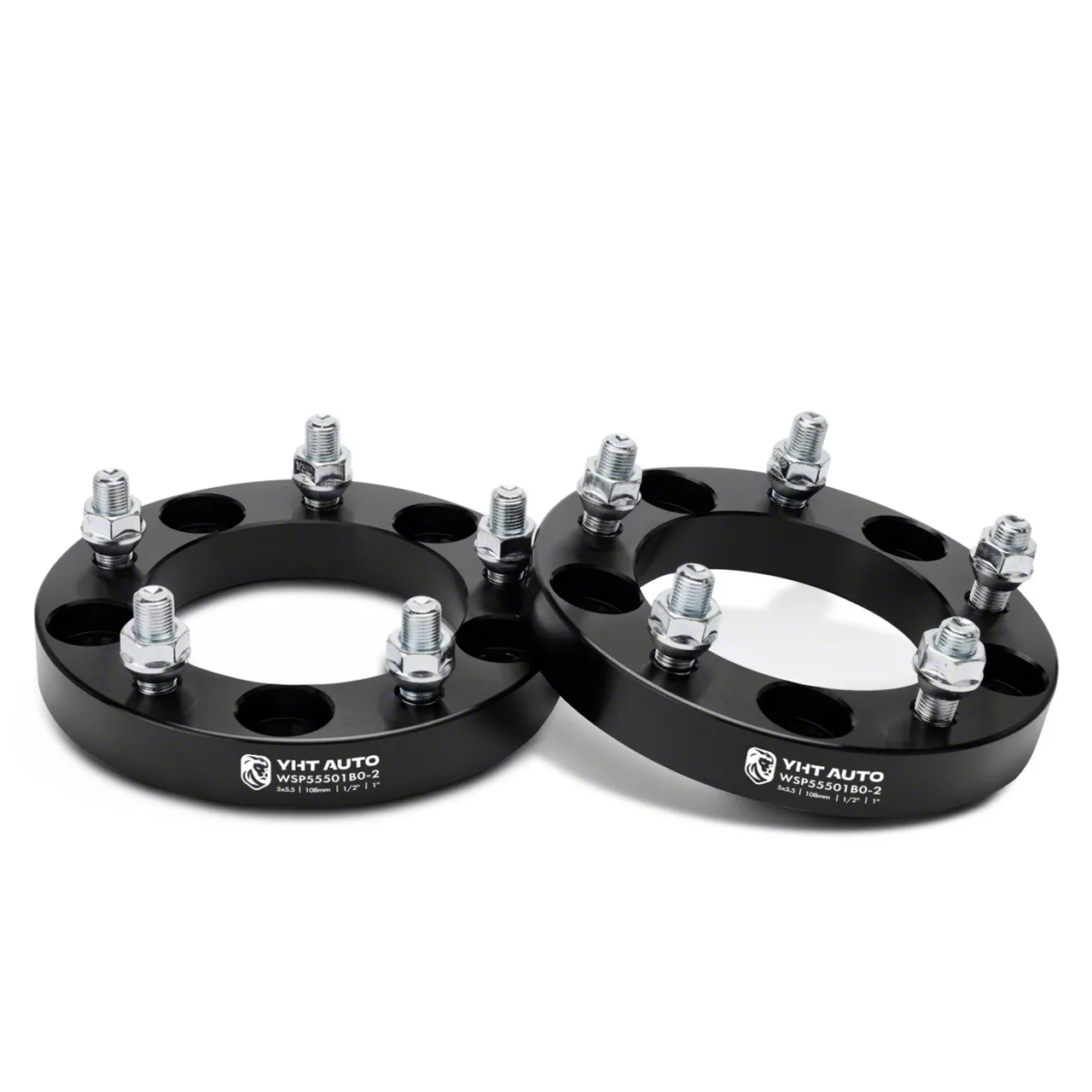Jeep Wrangler 1-Inch 5-Lug Wheel Spacers; Red; Set of Two (76-86 Jeep ...