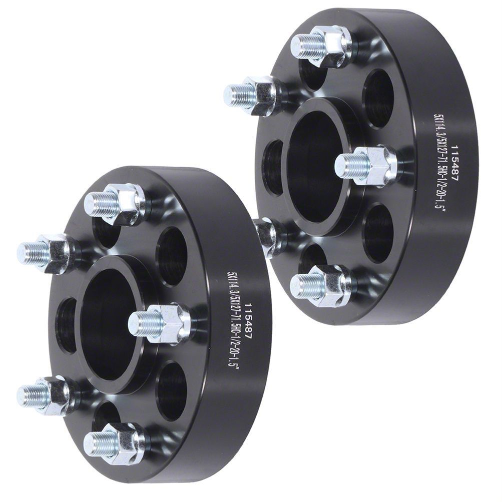Jeep Wrangler 1.50-Inch Wheel Adapters; 5x4.5 to 5.5 (87-06 Jeep ...