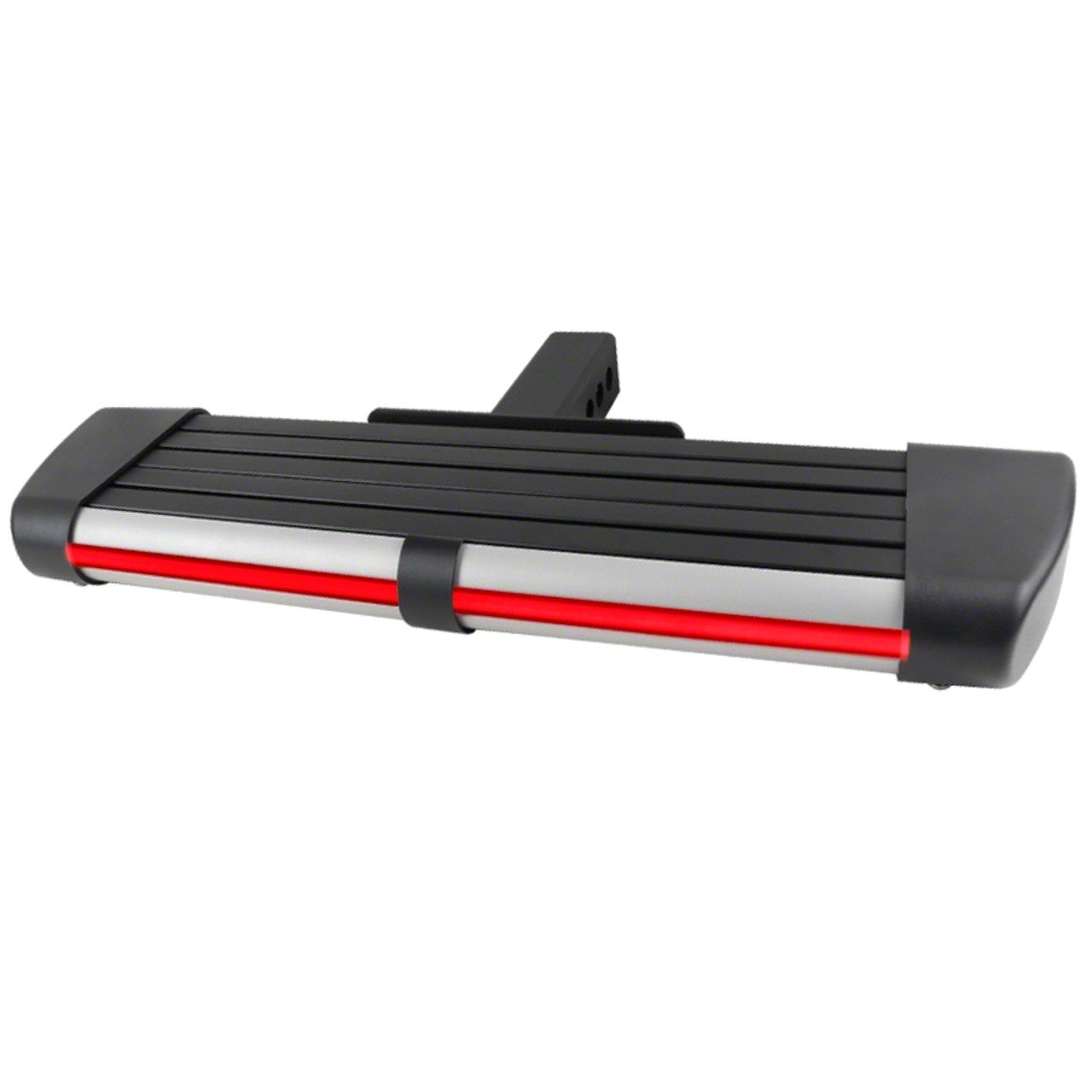 Jeep Wrangler 2-Inch Receiver Hitch Steel Adjustable Rear Step Bar with ...