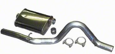 Jeep Wrangler 2.50-Inch Stainless Cat-Back Exhaust System with HVS ...