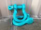 Jeep Wrangler 3/4-Inch D-Ring Shackles; Tropical Breeze Teal